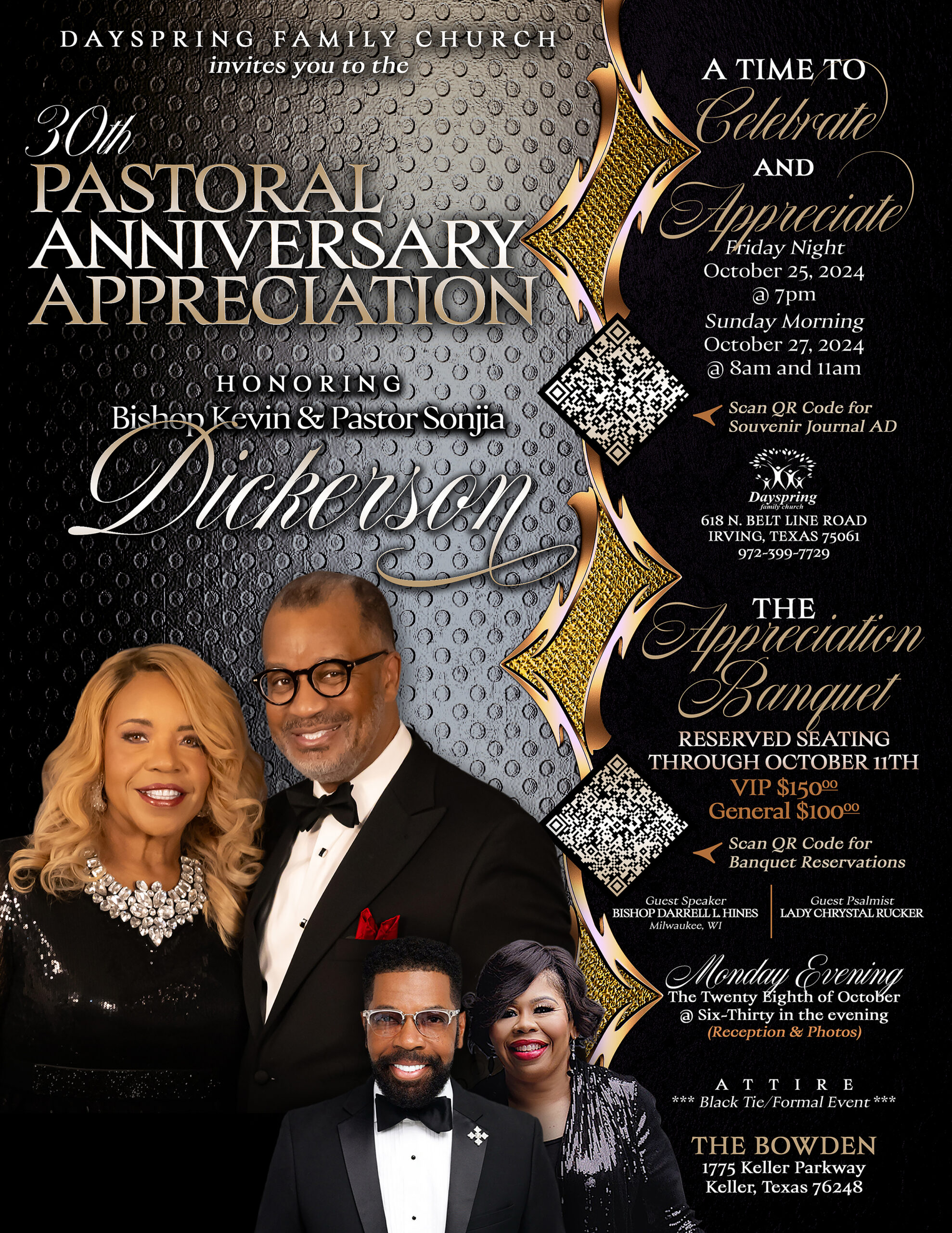 30th Anniversary Pastoral Celebration - Dayspring Family Church